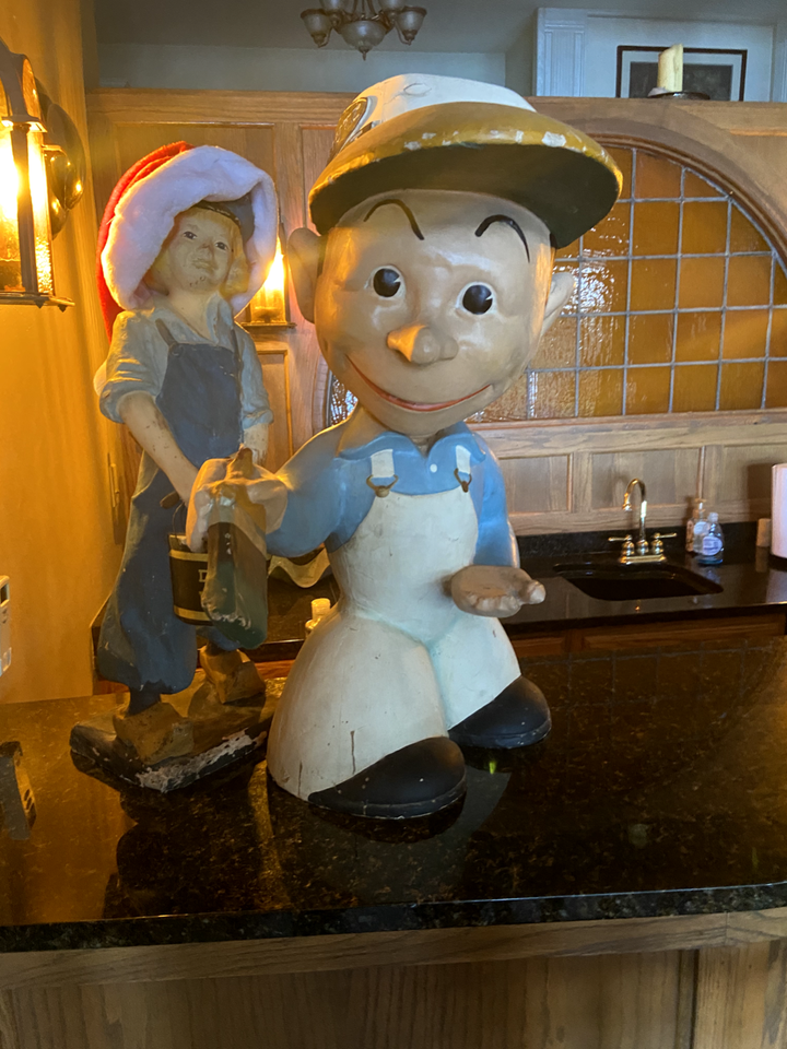 Vintage Advertising Memorabilia Store Display Mautz Paint Paper Mache ...