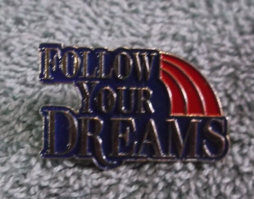 Vintage Follow Your Dreams Lapel Pin By MSM | eBay