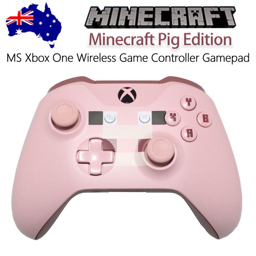 AU Minecraft Pig Edition MS Xbox One Wireless Game Controller Gamepad ...