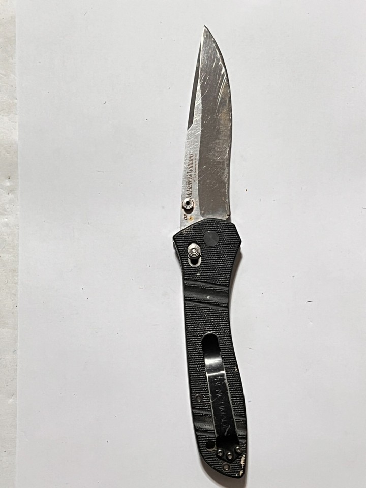 Benchmade 710 McHenry & Williams Axis lock Folding Pocket Knife D2 | eBay