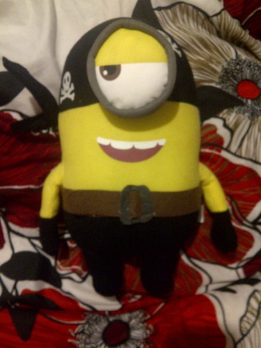 Minions Despicable Me Stuart Pirate Plush Soft toy 11.5" Tall | eBay UK