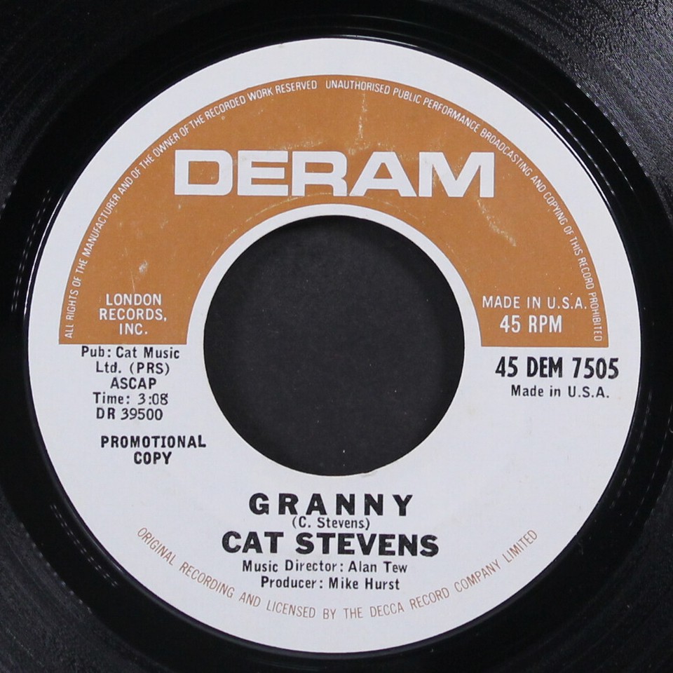 CAT STEVENS: matthew and son / granny DERAM 7" Single 45 RPM | eBay