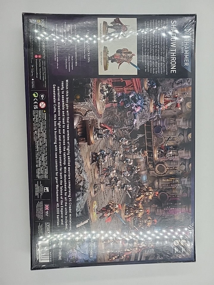 Warhammer 40K Shadow Throne Sealed New Boxed Set Genestealer Custodes ...