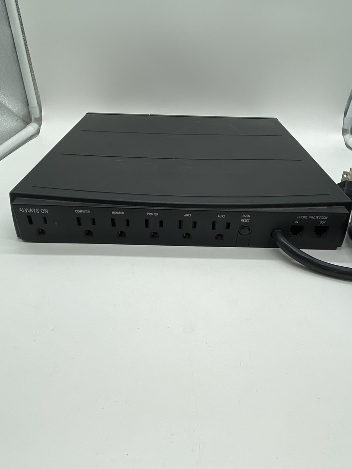 Tripp Lite TouchMaster 6-Outlet Under-Monitor Surge Protector 1440 ...