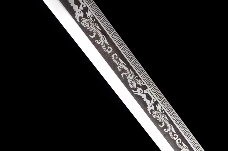 Battle Ready Chinese KUNGFU Sword Sharp Tang Dao 1095Carbon Steel Saber ...