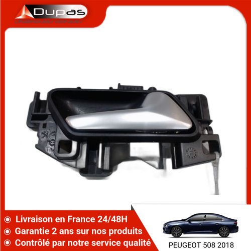🇫🇷 POIGNEE INTERIEURE PORTE AVANT DROIT PEUGEOT 508 ♻️ 98201552VV | eBay