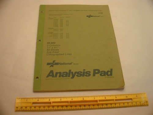 Book 2,113 – National Analysis Pad | eBay