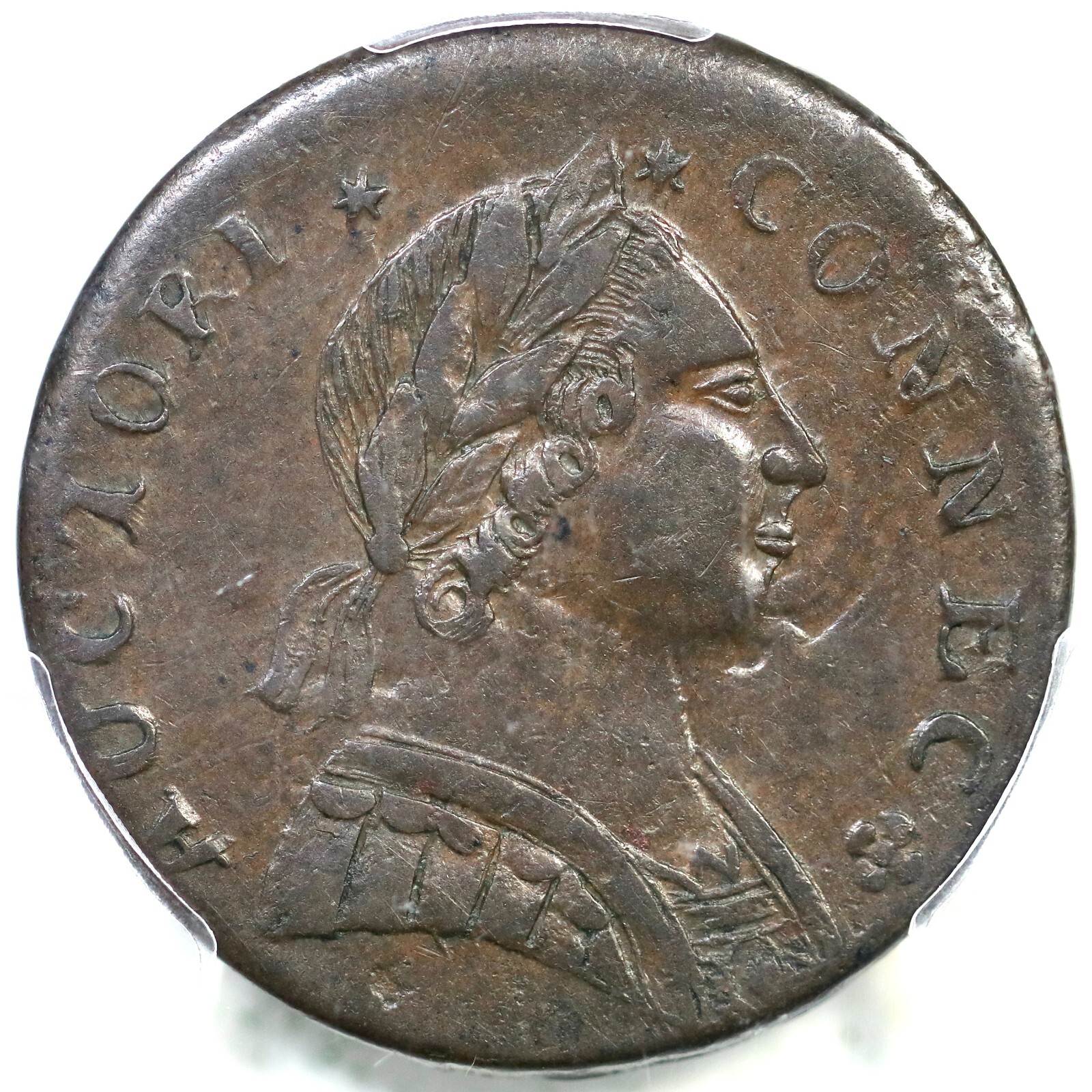 1788 M 4.1-K R-5 PCGS AU 58 MBR Connecticut Colonial Copper Coin | eBay