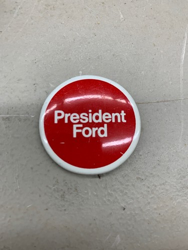 President Gerald Ford Pin Back Campaign Button 1976 Jerry Presidential ...