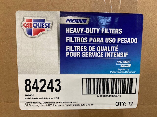 CARQUEST 84243 Spin on Premium Engine Oil Filter 7243 57243 for sale ...
