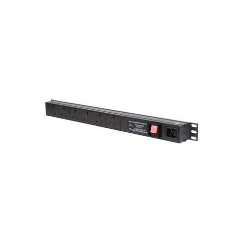 PDU-6WS-V-UK-M-SP-1U Lms Data Power Distribution 6 240V 13A 520Mm 50Mm ...