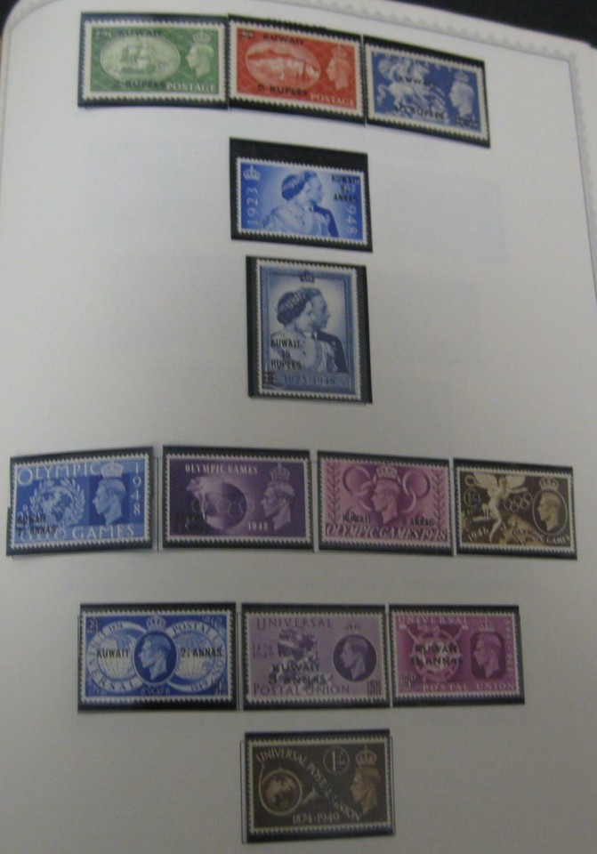 BRITISH COMMONWEALTH Mint, 25 Minkus albums, 1930s-80s, 106 countries ...