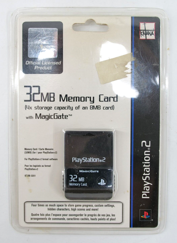 32MB Memory Card with MagicGate PS2 (Sony PlayStation 2) New Sealed ...