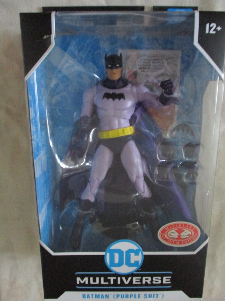 McFarlane DC Multiverse Batman Purple Suit Platinum Box Nick Great for ...