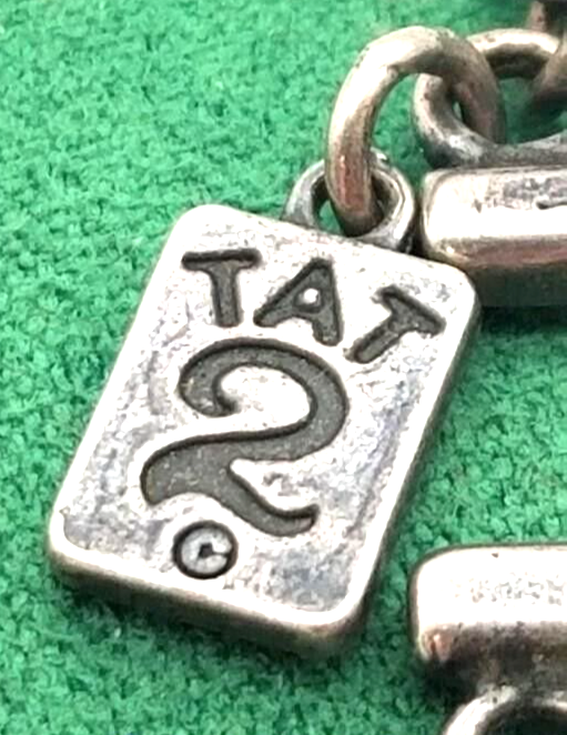 Tat2 Vintage Tat 2 Sterling Silver 925 Multi-Chain Medallion Bracelet ...