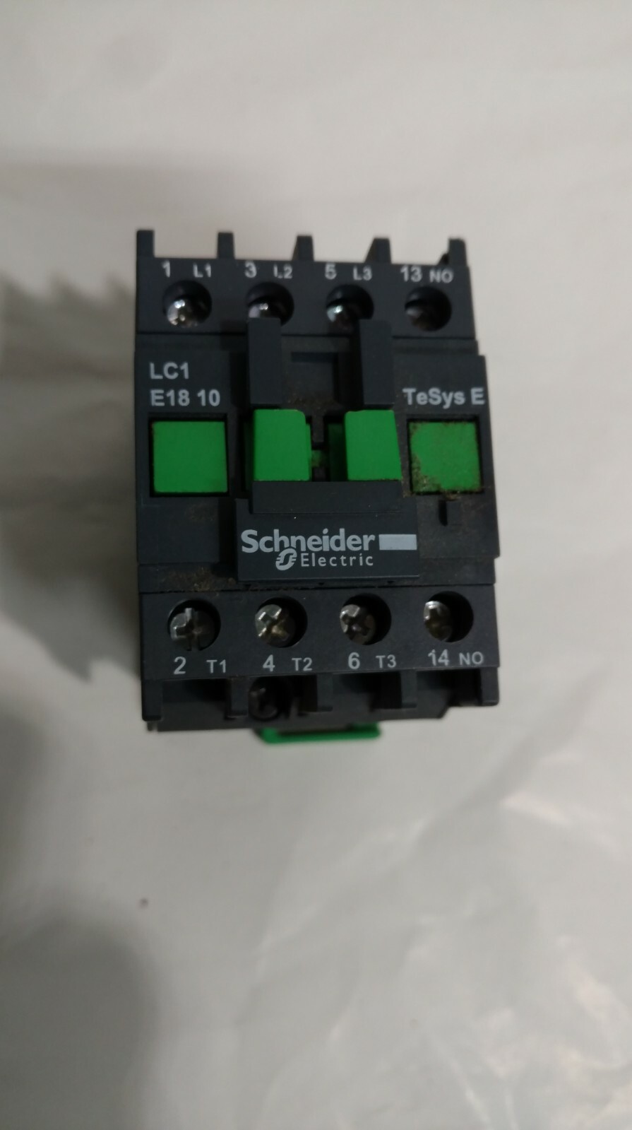 Schneider LC1E18 24V 18A 3 Pole 1 N/O Contactor Relay Motor Start | eBay