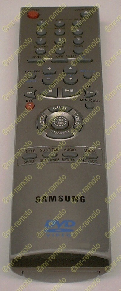 OEM Genuine SAMSUNG Remote Control for DVD/VCR Combo Model DVD-V5000 | eBay