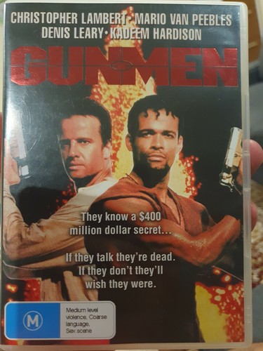GUNMEN 1993 ACTION CULT FILM CHRISTOPHER LAMBERT & MARIO VAN PEEBLES ...
