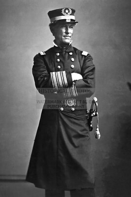 FIRST NAVY ADMIRAL CIVIL WAR DAVID FARRAGUT IN UNIFORM 4X6 PHOTO ...