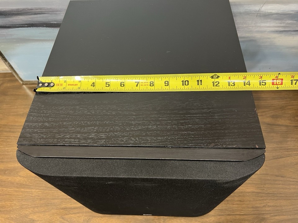 B&W ASW600 10" Powered Subwoofer 150W Bowers Wilkins Black - WORKS ...