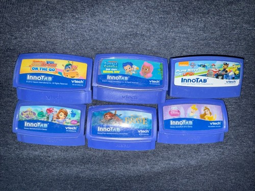 Vtech Innotab Learning Games Game Cartridges Lot Of 6 Multiple Titles ...