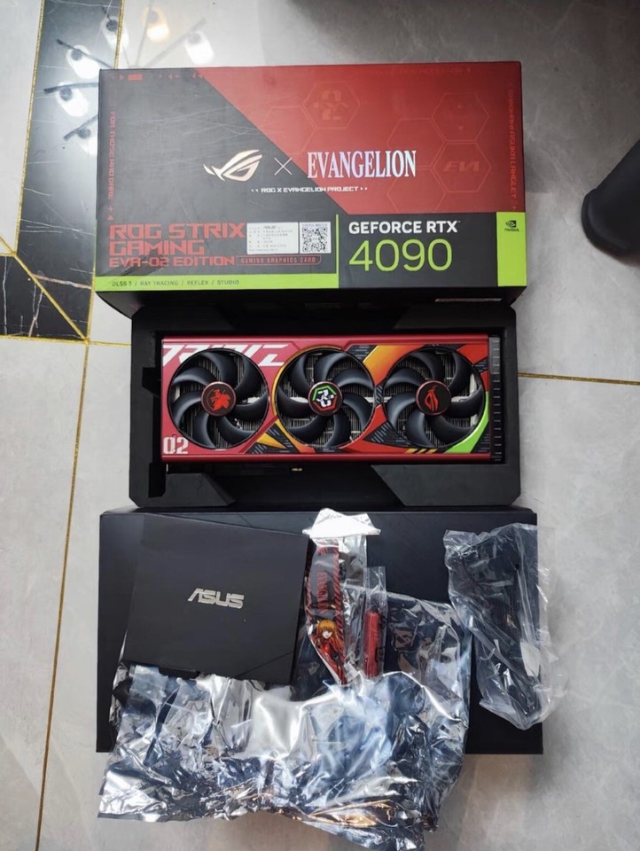 ASUS ROG STRIX NVIDIA GeForce Asuka RTX 4090 24GB OC EVA-02 Edition ...