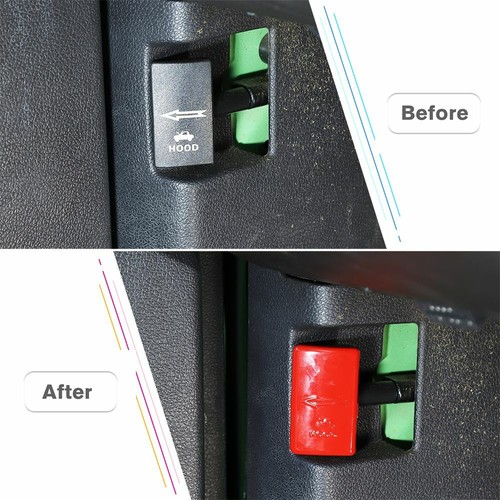 Engine Hood Switch Button Decor Cover Trim Panel for Ford Mustang 2010 ...