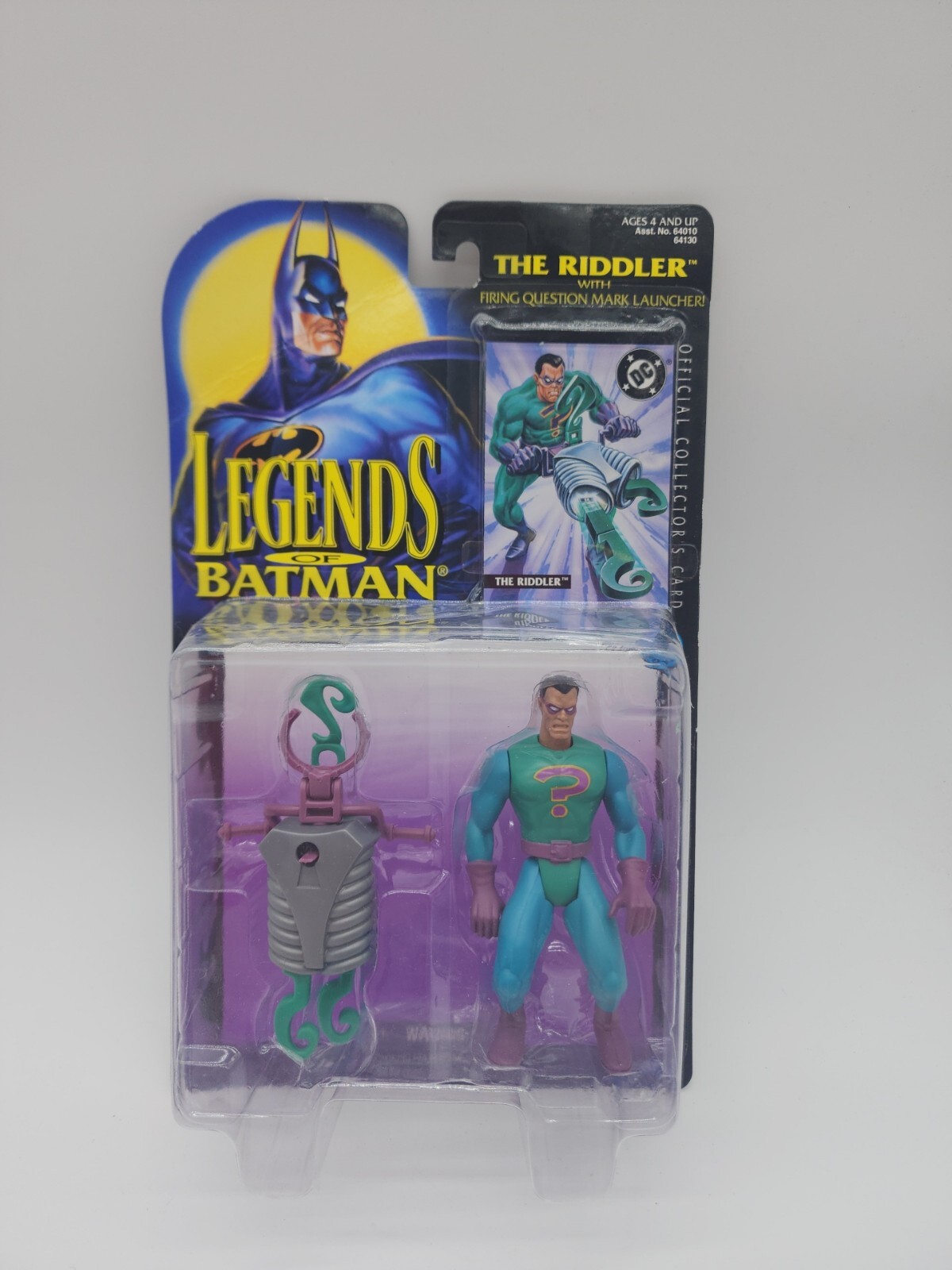 VTG Legends of Batman THE RIDDLER Action Figure 90s Collectible Toy w ...