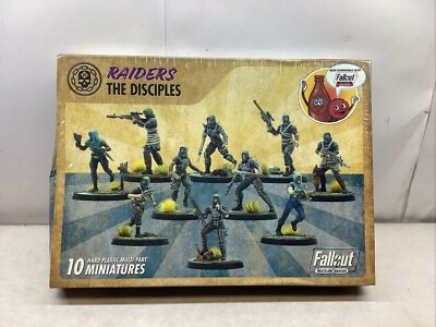 Fallout Wasteland Warfare RAIDERS: THE DISCIPLES x10 models unbuilt NIB ...