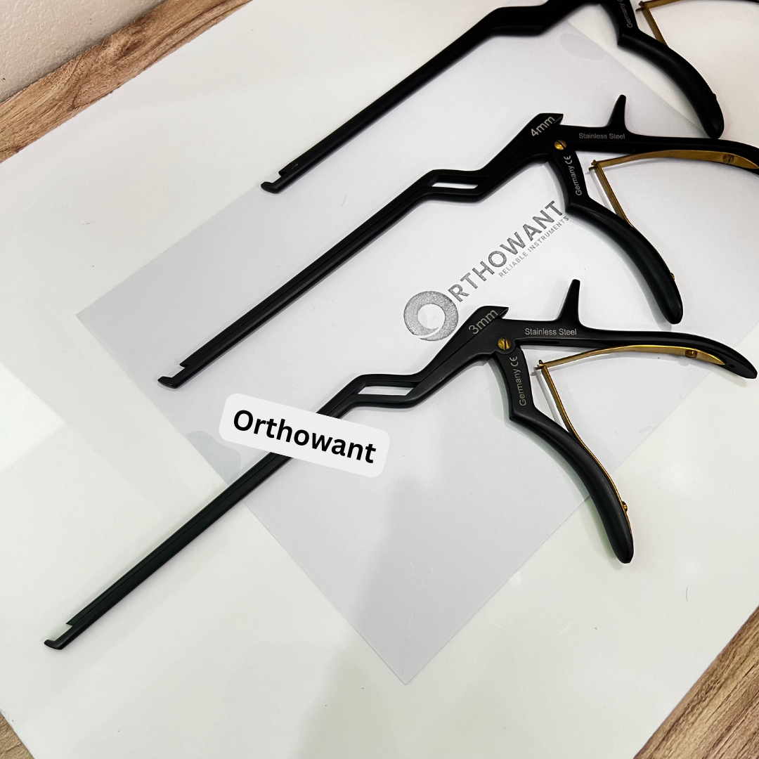 Kerrison Bayonet Bone Spine Rongeur 1,2,3,4,5mm 45° Up Orthopedic ...