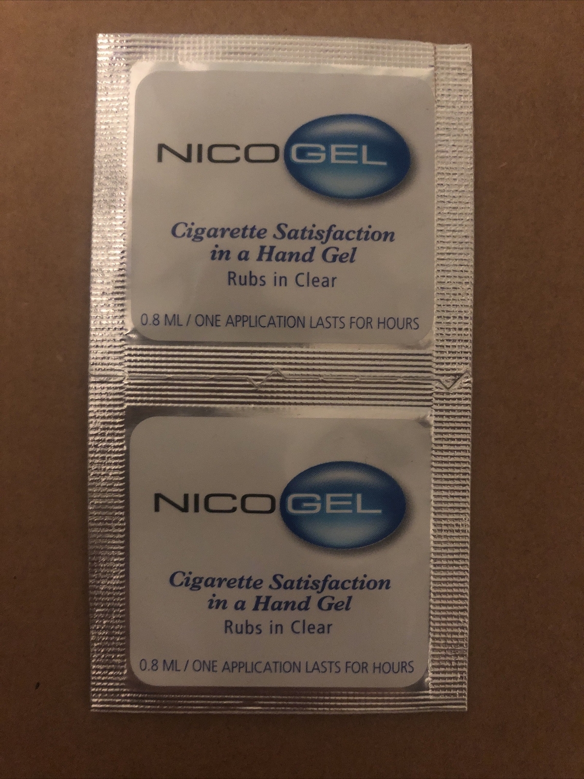 NicoGel Job Lot 1000 X 0.8ml Cigarette Satisfaction Hand Gel Quit ...