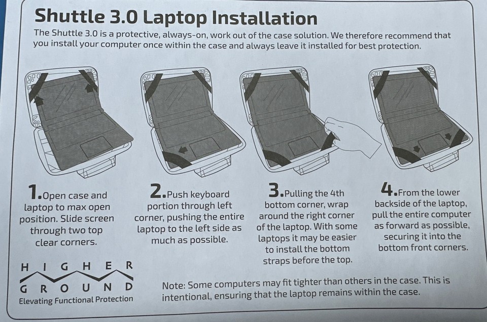Higher Ground Shuttle 3.0 Ruggedized Laptop Case for 11" Macbook ...