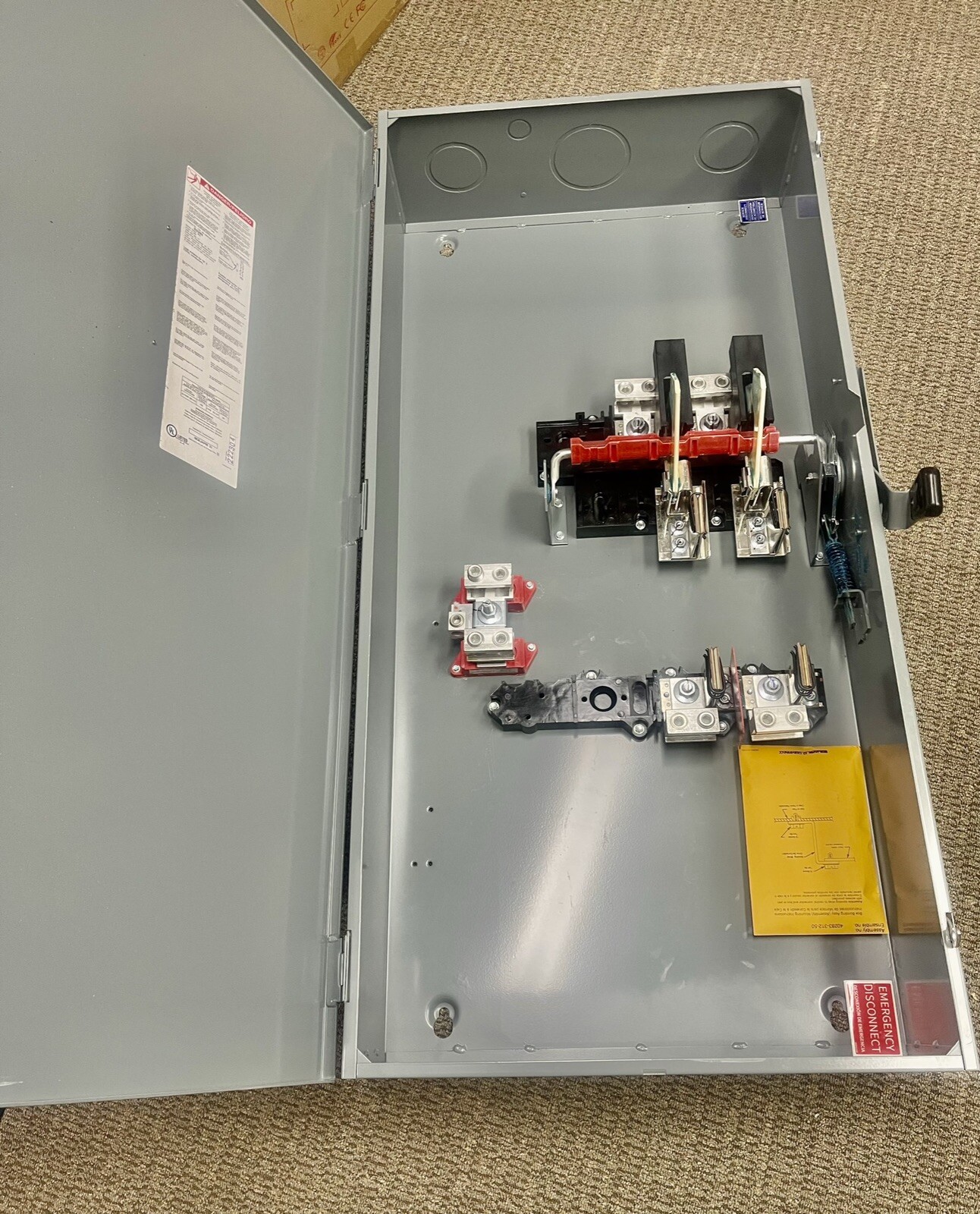 H226N Square D 600 AMP Safety Disconnect Switch Single Phase | eBay