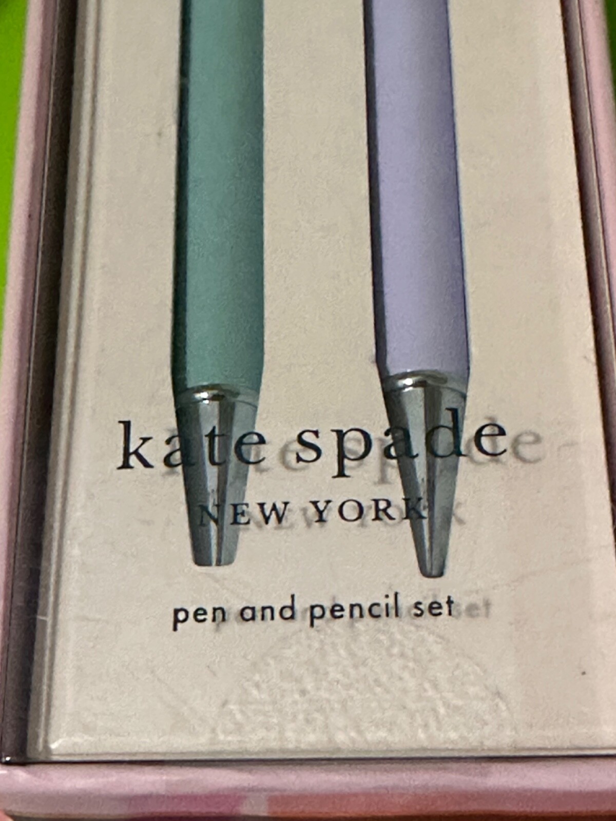 Kate Spade New York “COLORBLOCK PEN AND PENCIL SET” BLACK INK/0.9mm | eBay