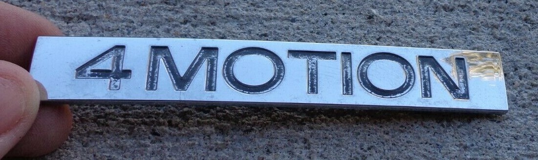 Volkswagen VW 4motion trunk emblem badge decal logo Passat Jetta OEM ...