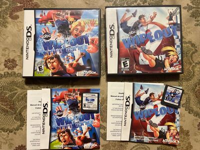 Wipeout The Game & Wipeout (Nintendo DS) Authentic Complete In Box ...