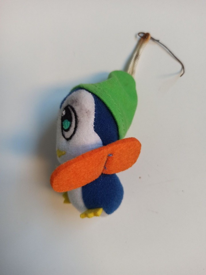 MAXI TOY - Vintage Stuffed Pinguin with Snowboard Mini Toy | eBay