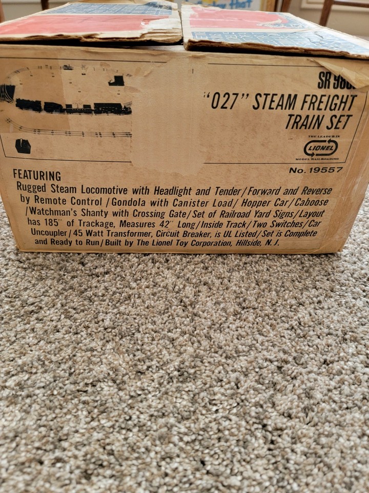 Vintage Lionel 027 steam freight electric train set | eBay