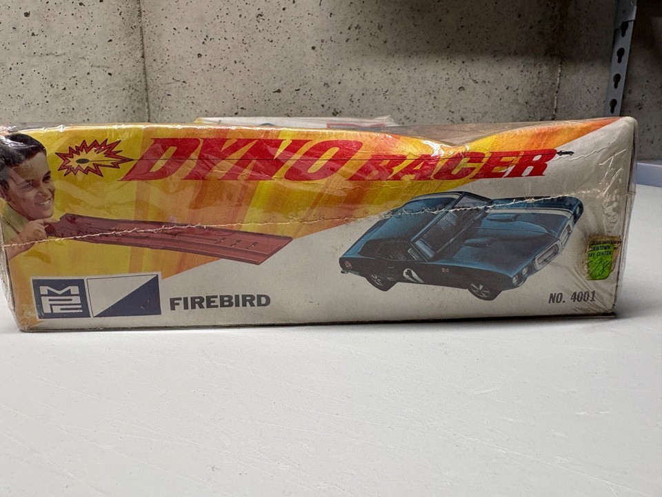 MPC Dyno Racer Kit with Blue 1969 Firebird Factory Sealed Inside Model ...
