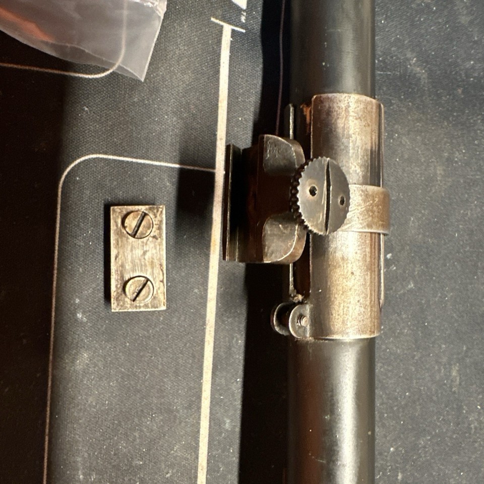 Wollensak Brass Tube 4x Power Rifle Scope 3/4" Target Scope Duplex w ...