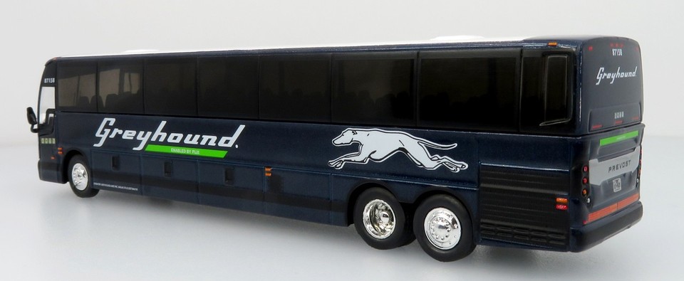 Greyhound Diecast Bus in the Greyhound/Flix Livery 1/87 Scale-HO Scale ...