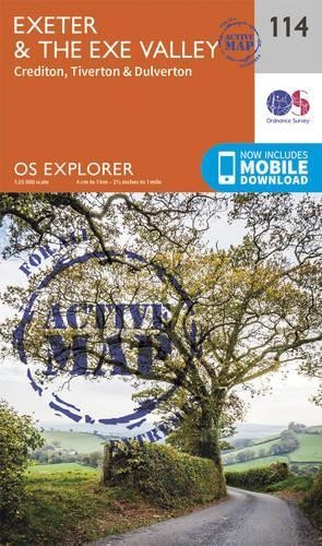 Exeter and the Exe Valley (Map) OS Explorer Active Map | eBay.de