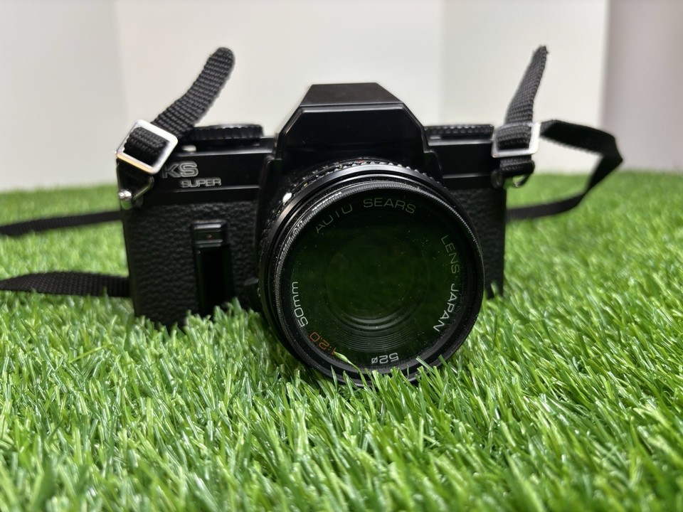 Sears KS Super 35mm SLR film Camera 50mm 2.0 Auto Sears Lens -FOR PARTS ...