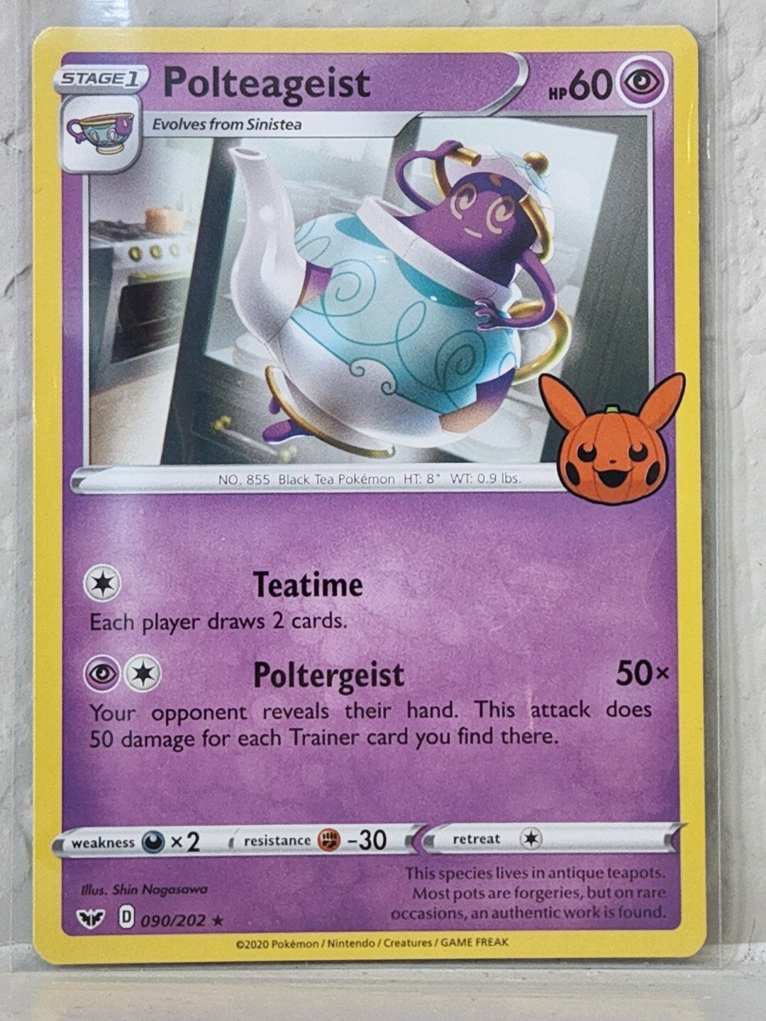 Pokemon Polteageist 090/202 Trick or Trade 2023 Rare NM | eBay