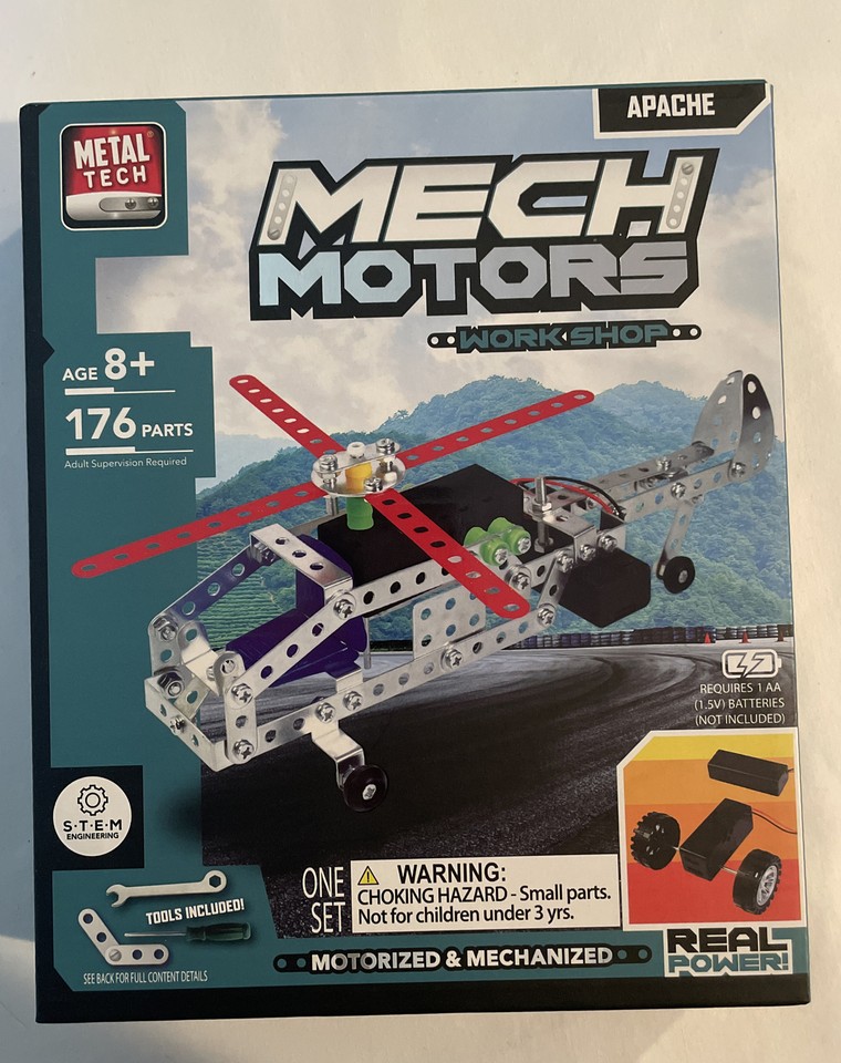 Mech Motors Metal Tech Workshop Apache Motorized Stem,NEW tools ...