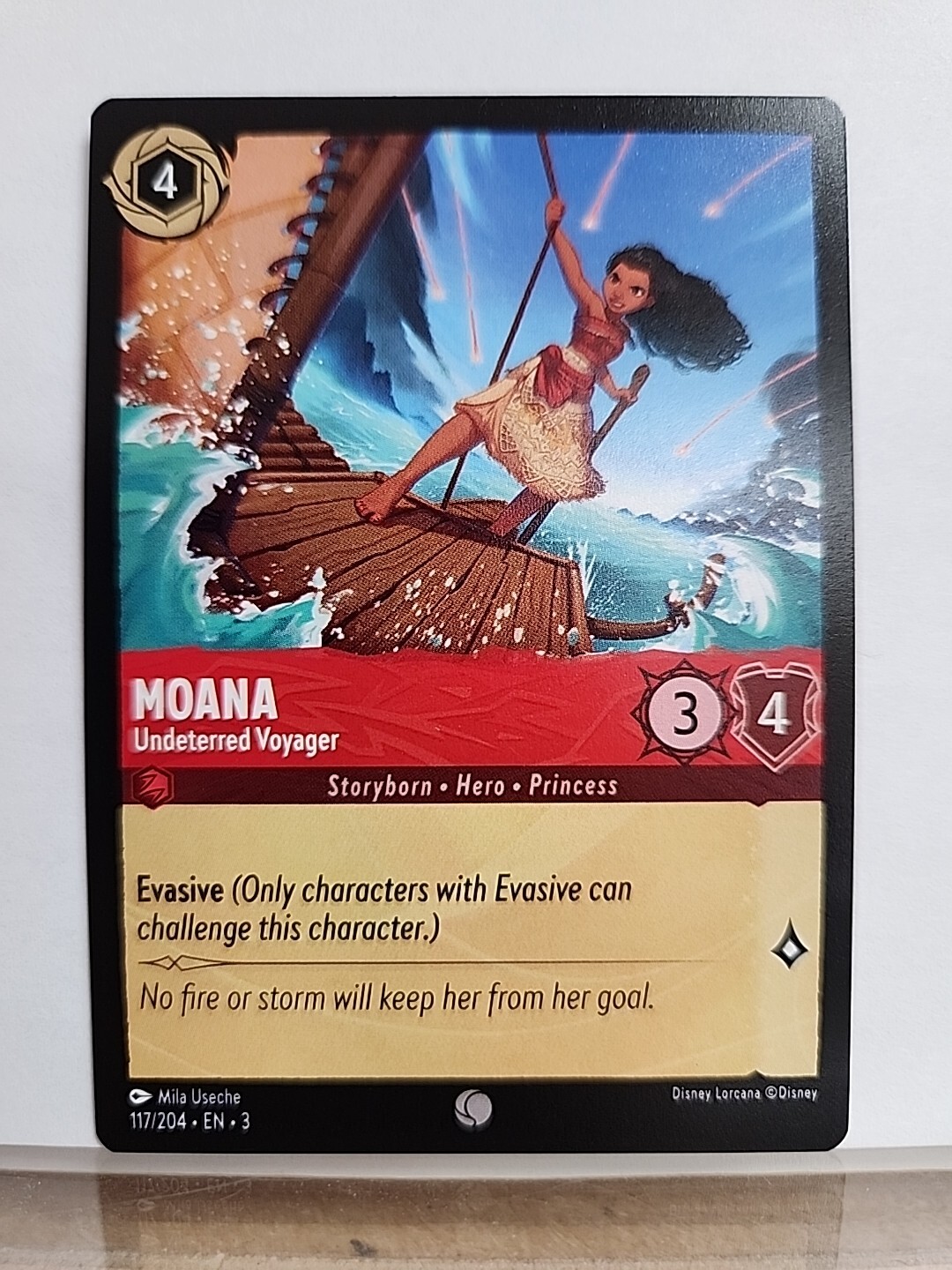 Moana - Undeterred Voyager 117/204 Common Lorcana Into the Inklands | eBay