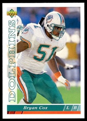 1993 Upper Deck #347 Bryan Cox - Miami Dolphins | eBay