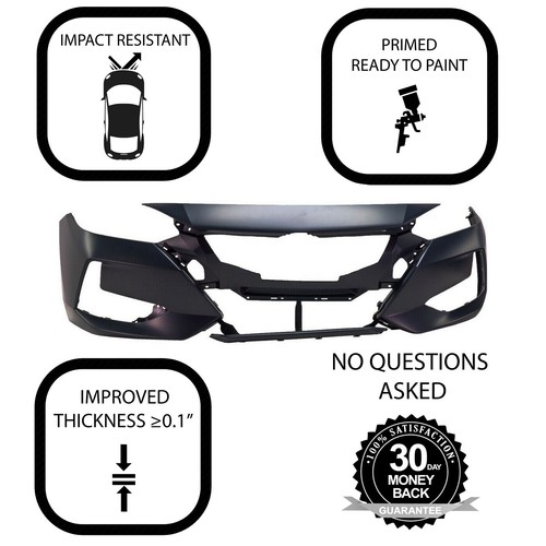 Front Bumper Cover For 2020-2022 Nissan Sentra Primed 620226LB0J ...