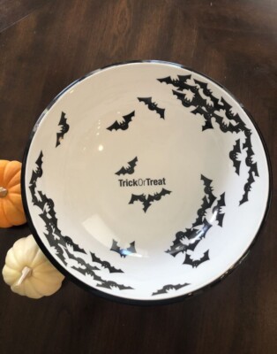 New Halloween Bats Ceramic Candy Bowl | eBay