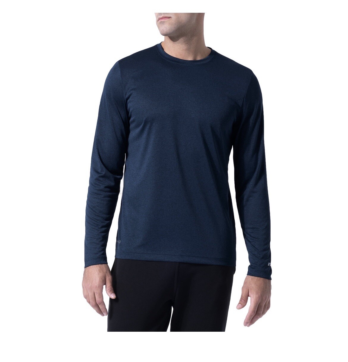 Russell Men's Core Jersey Active Long Sleeve L 42-44 Navy Polyester ...